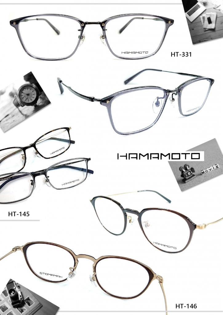 HAMAMOTOフレーム入荷【フレーム】 | おすすめ！浜本テクニカルのメタル製造技術を活かし、これまでにない薄さと軽さを実現！ メガネのアイ網野店